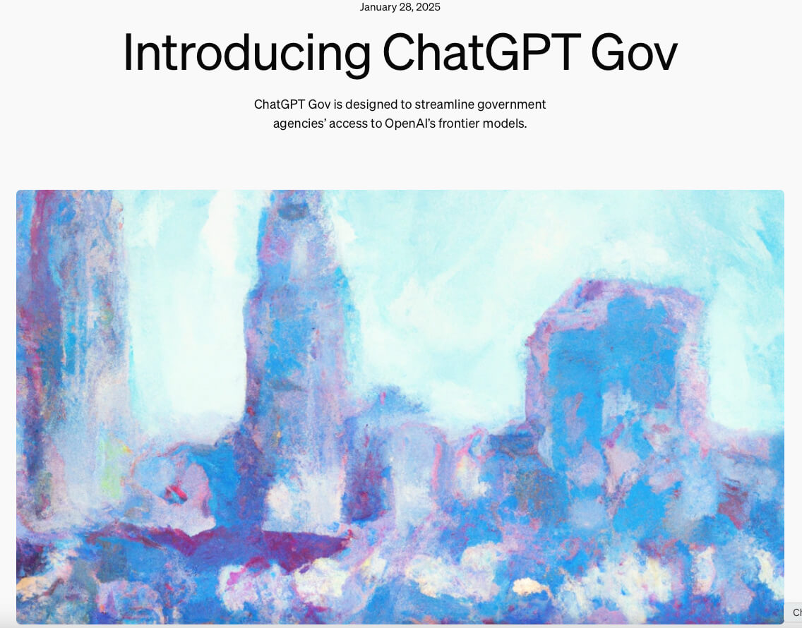 政府向けChat GPT, Chat GPT Govが登場！！ - 株式会社Coolware